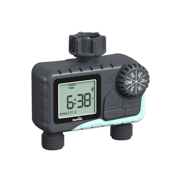RainPoint 2-Zone Hose Timer | IrrigationKing