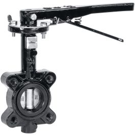 2" Cast Iron Butterfly Valve Lug Style - EPDM Seat, Lever Operated ...